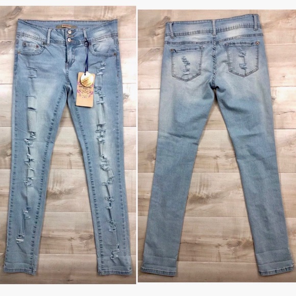 Highway Jeans | Jeans | Highway Jeans Denim Skinny Jean Distressed ...